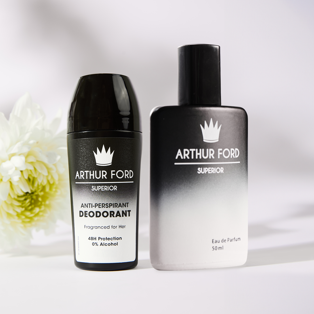 White #3 Perfume (50ml) & Roll-On Combo – Arthur Ford